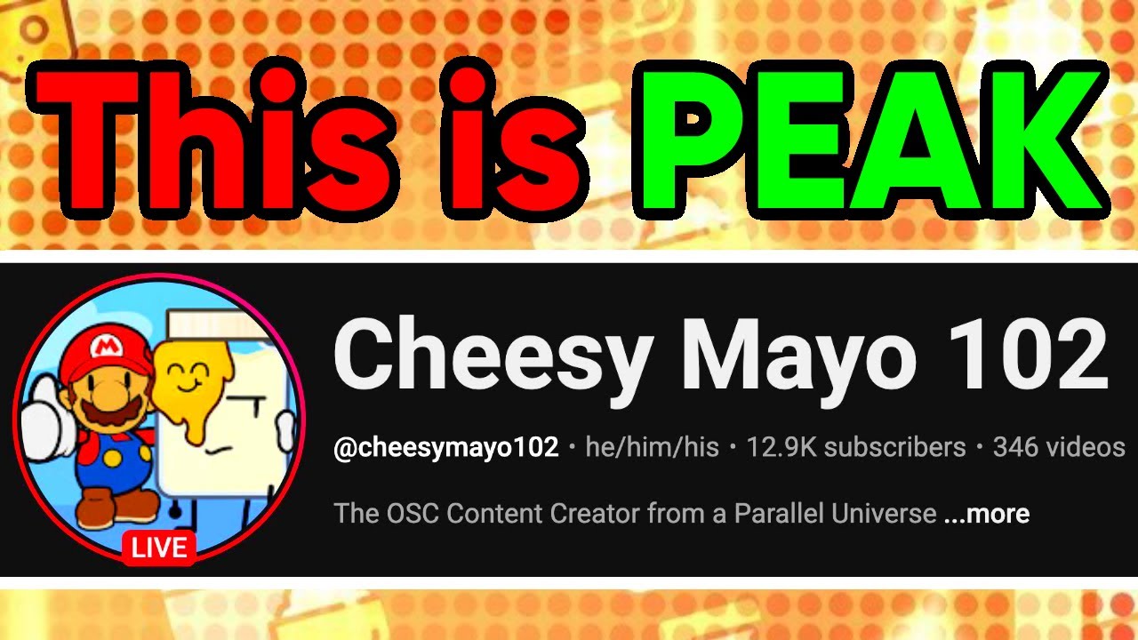 Cheesy Mayo 102: The BEST Object Show YouTuber - YouTube