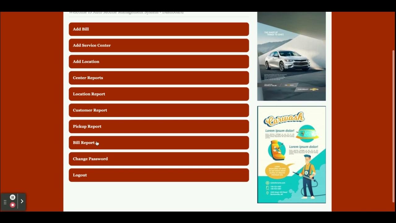 Auto Mobile Store Management System | Java JSP Servlet Project Tutorial | Java JSP CRUD Project ...