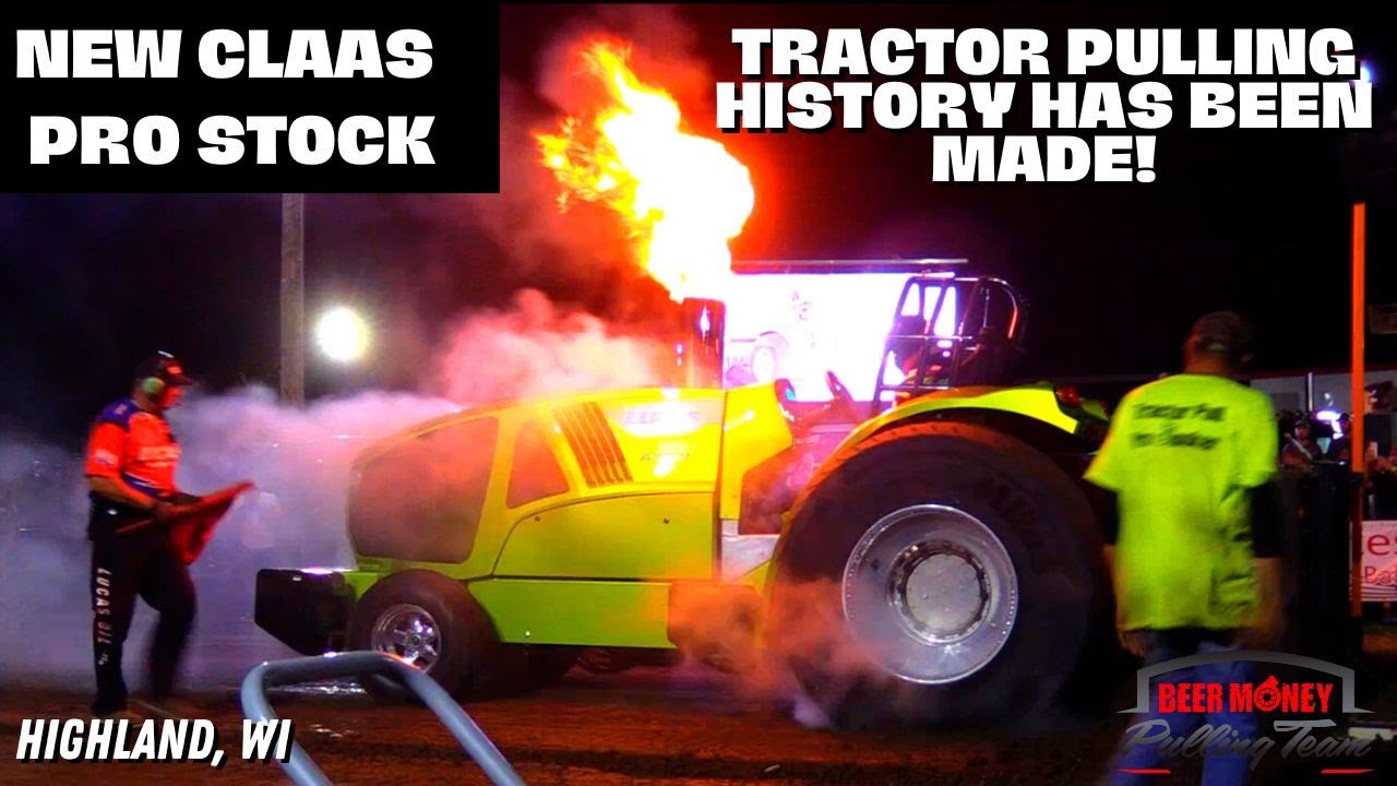 FIRST CLAAS PRO STOCK IN USA | DEBUTING IN HIGHLAND, WI | TRACTOR ...