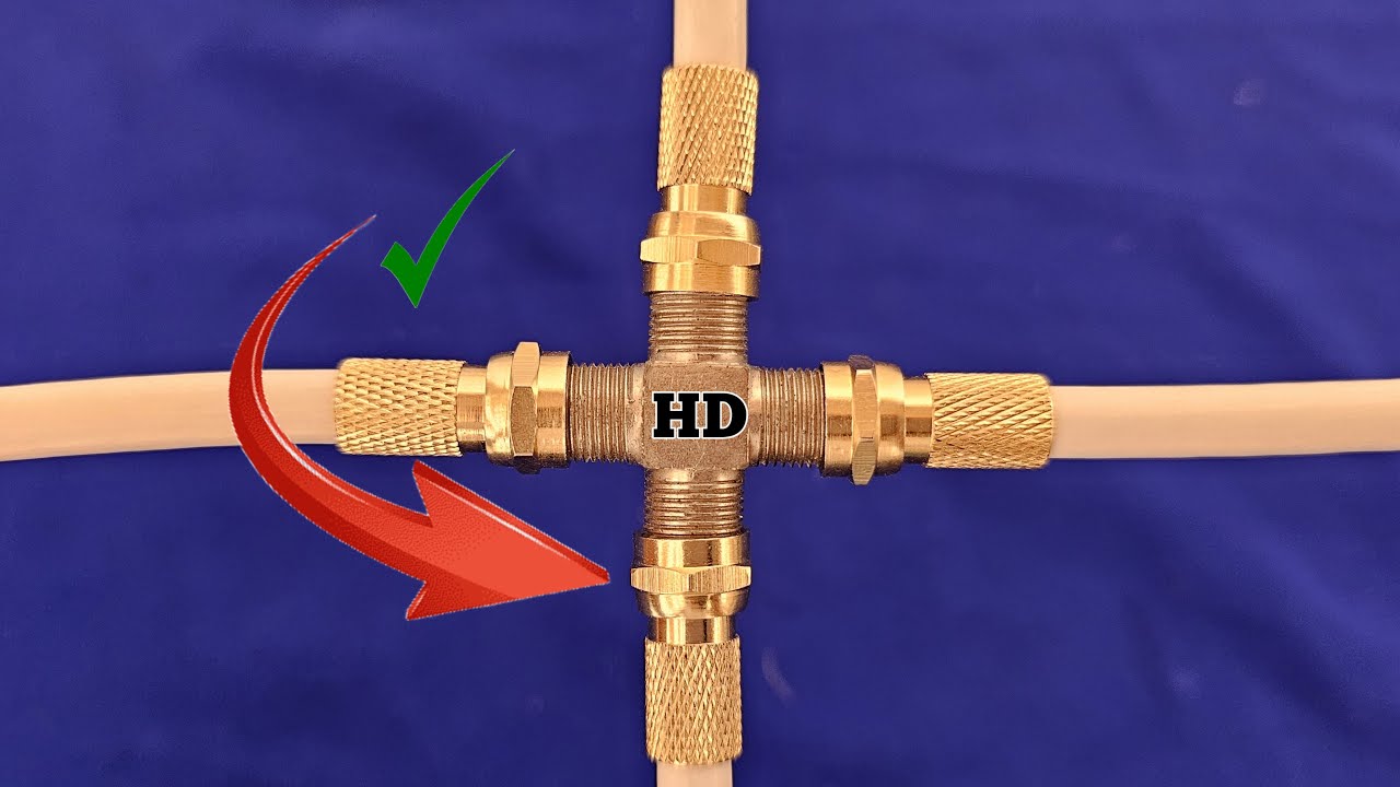 A smart idea to connect four TV cables without affecting the signal ...