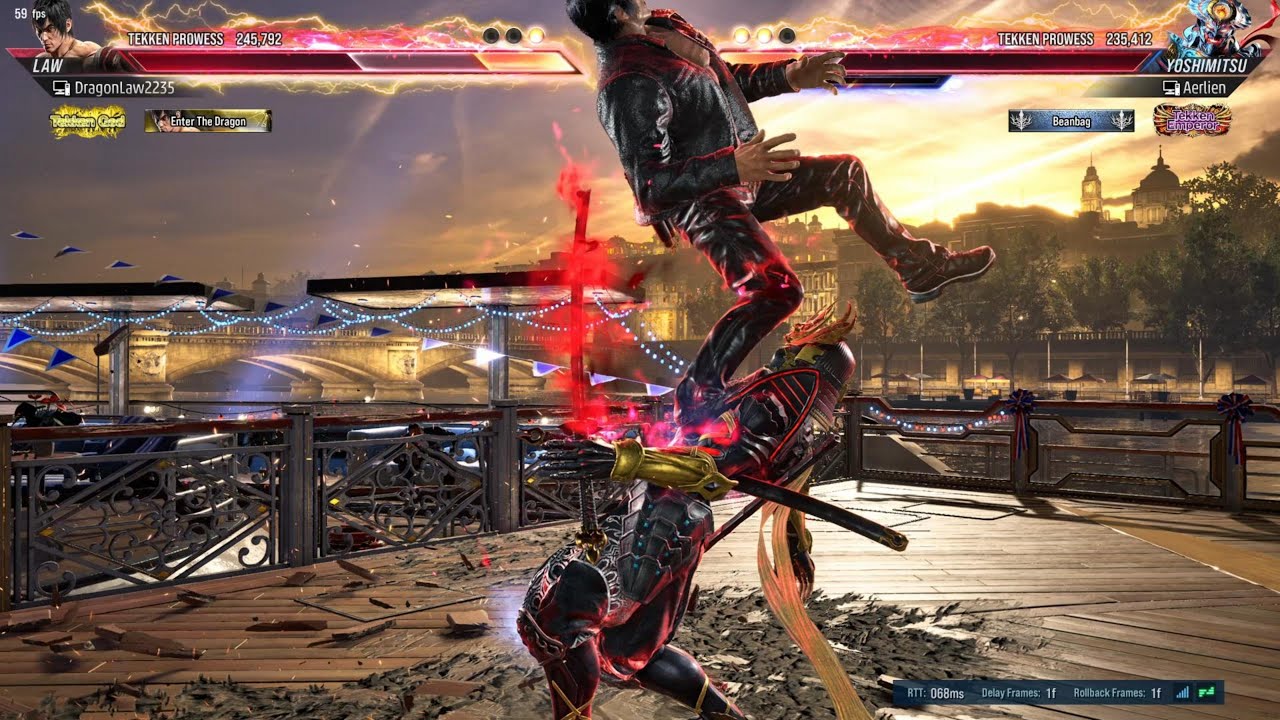 Tekken 8 Law Rank Session 22 - YouTube