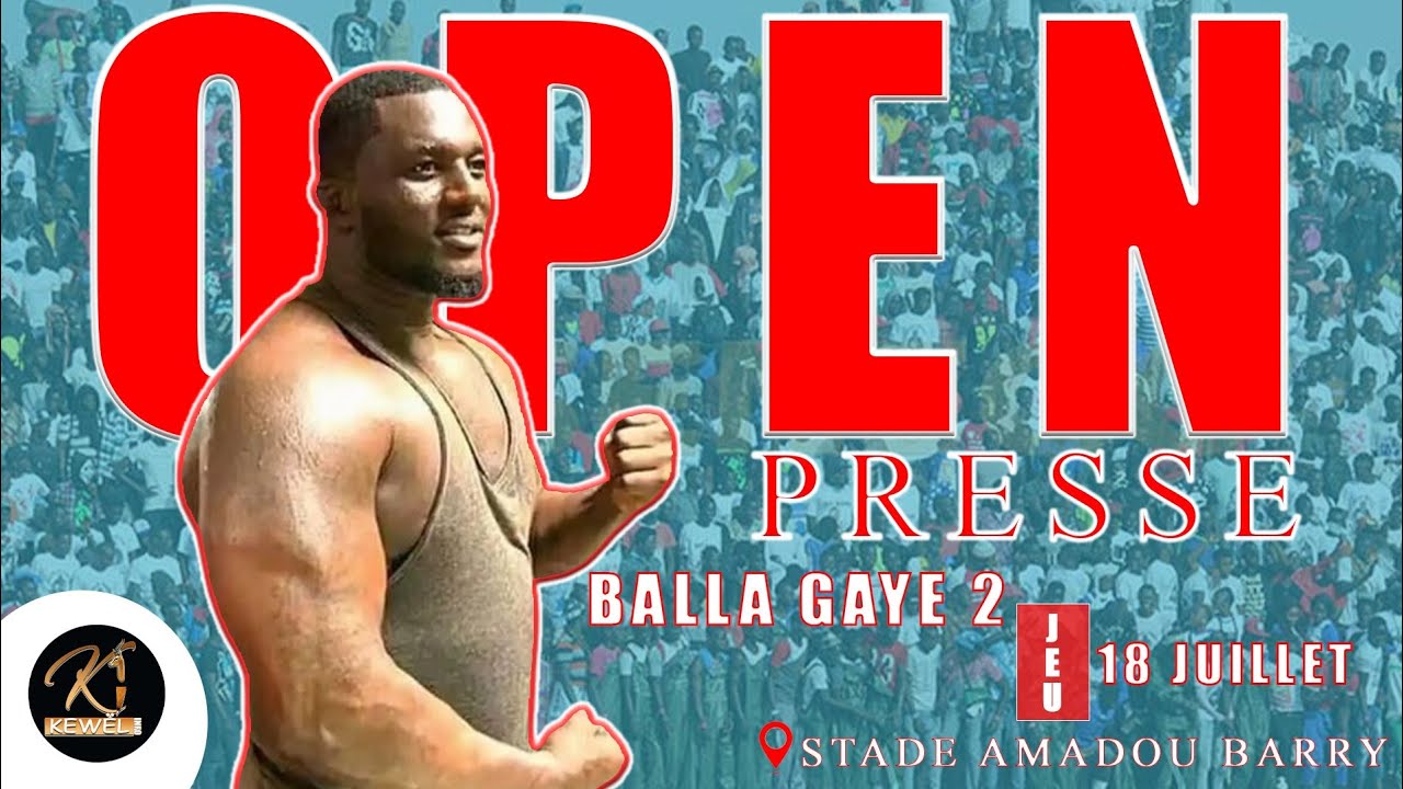 En direct open presse balla gaye stade amadou barry - YouTube