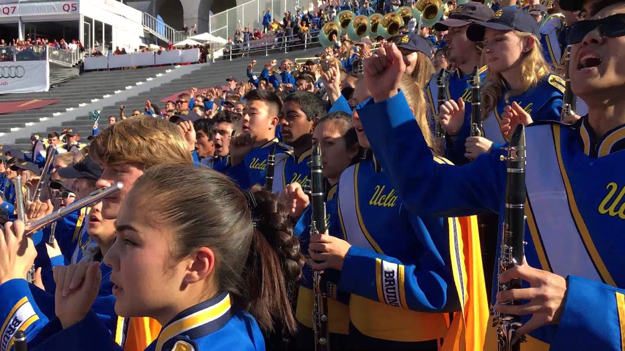 The famous UCLA Marching Band - UCLA USC rivalry game 11.28.2015 - YouTube