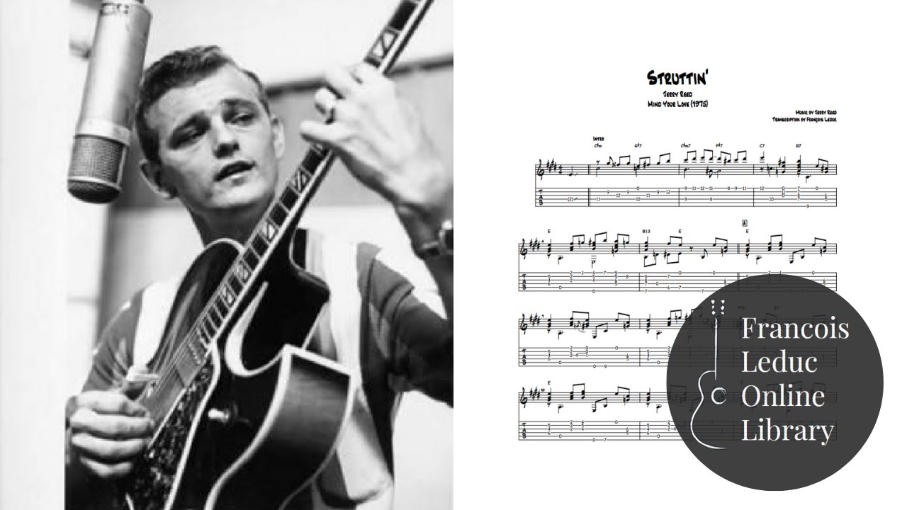 Struttin' - Jerry Reed (Transcription) - YouTube