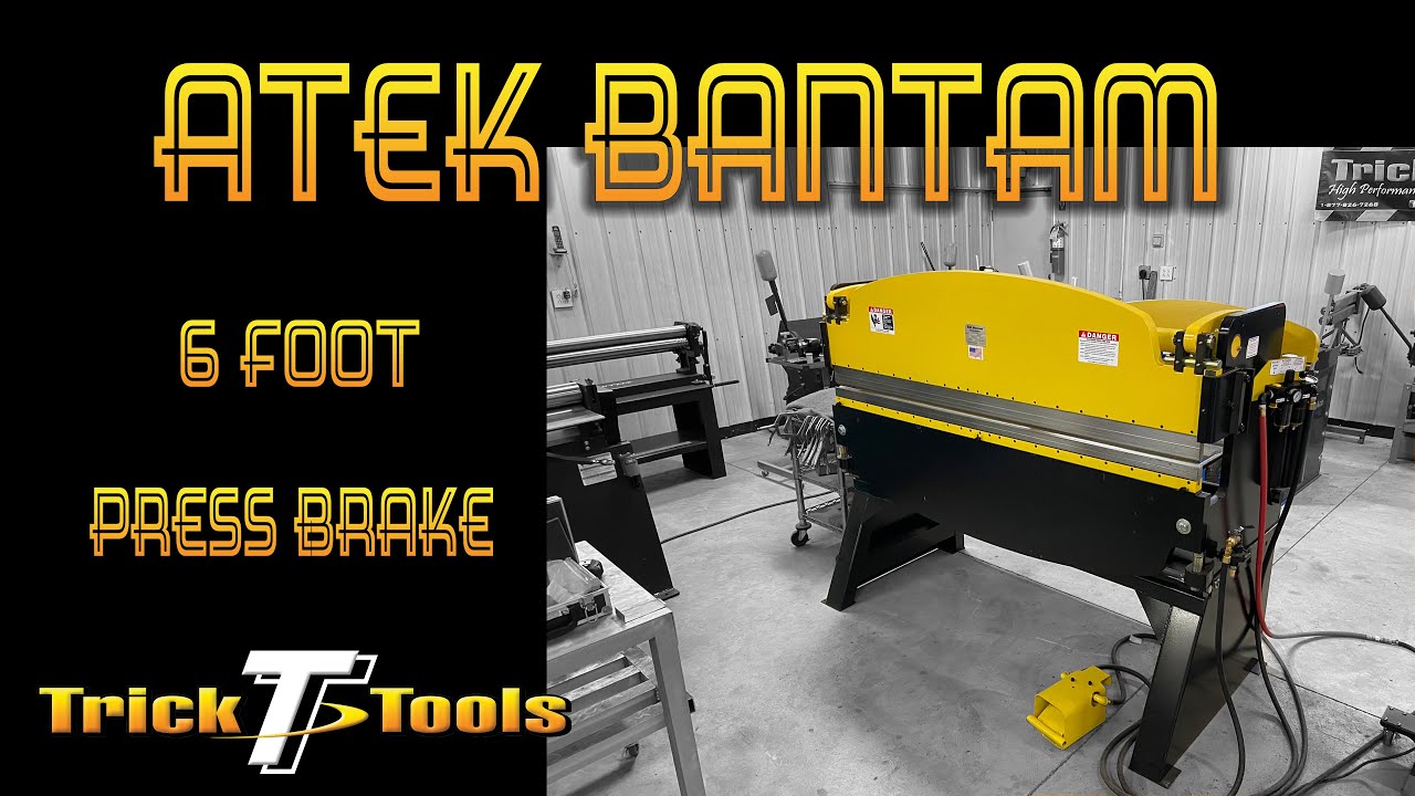 Atek Bantam 6 Foot Press Brake - Trick-Tools.com - YouTube