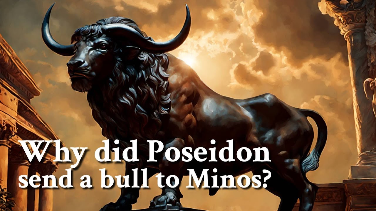 Why did Poseidon send a bull to Minos? Greek Mythology Story - YouTube