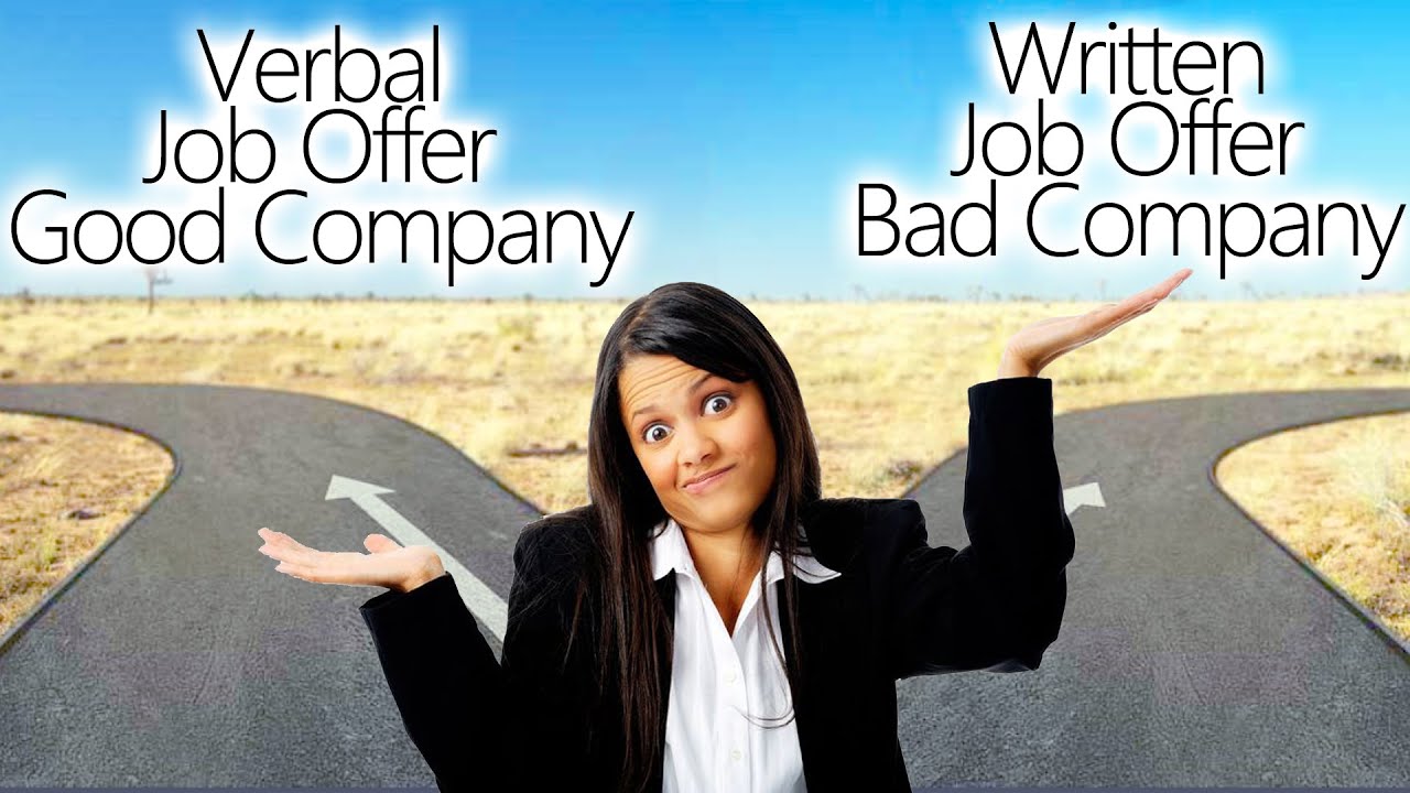Verbal Job Offer Job Offer Negotiation Multiple Job Offers YouTube verbal-job-offer-job-offer-negotiation-multiple-job-offers-youtube