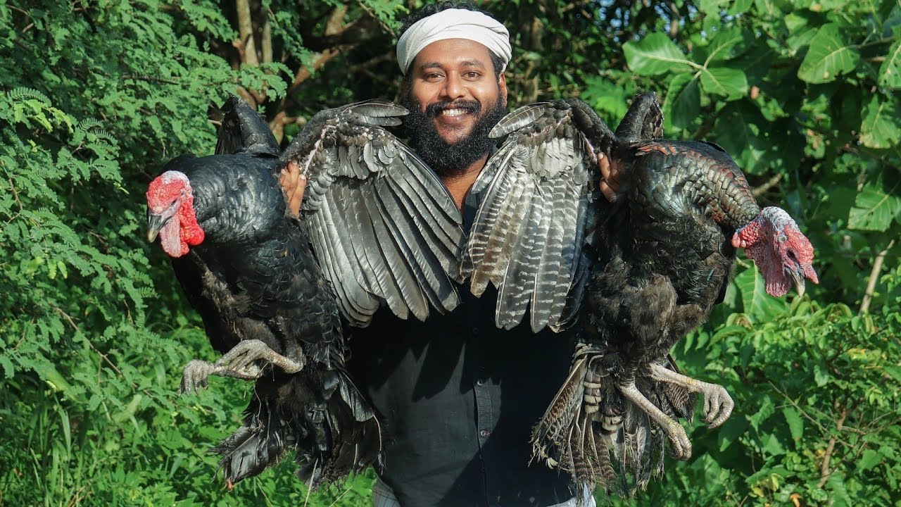 INSIDE TURKEY | Mud Turkey Recipe | Cooking Whole Turkey in Clay - YouTube