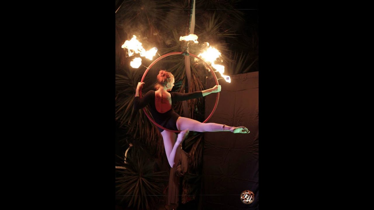 Fire Aerial Hoop // cOven - YouTube