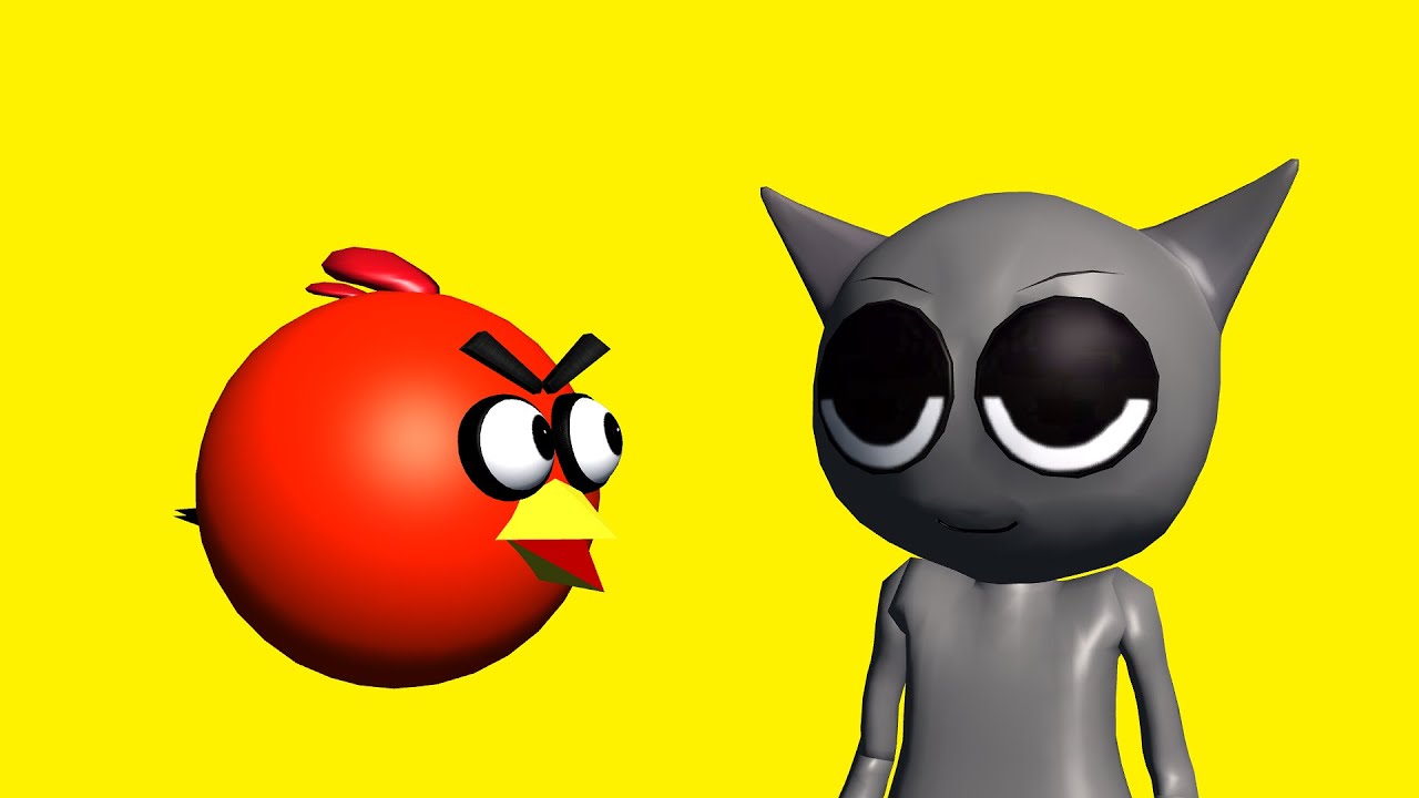 ANGRY BIRDS vs. SPRUNKI - ♫ 3D animated game mashup ☺ FunVideoTV ...