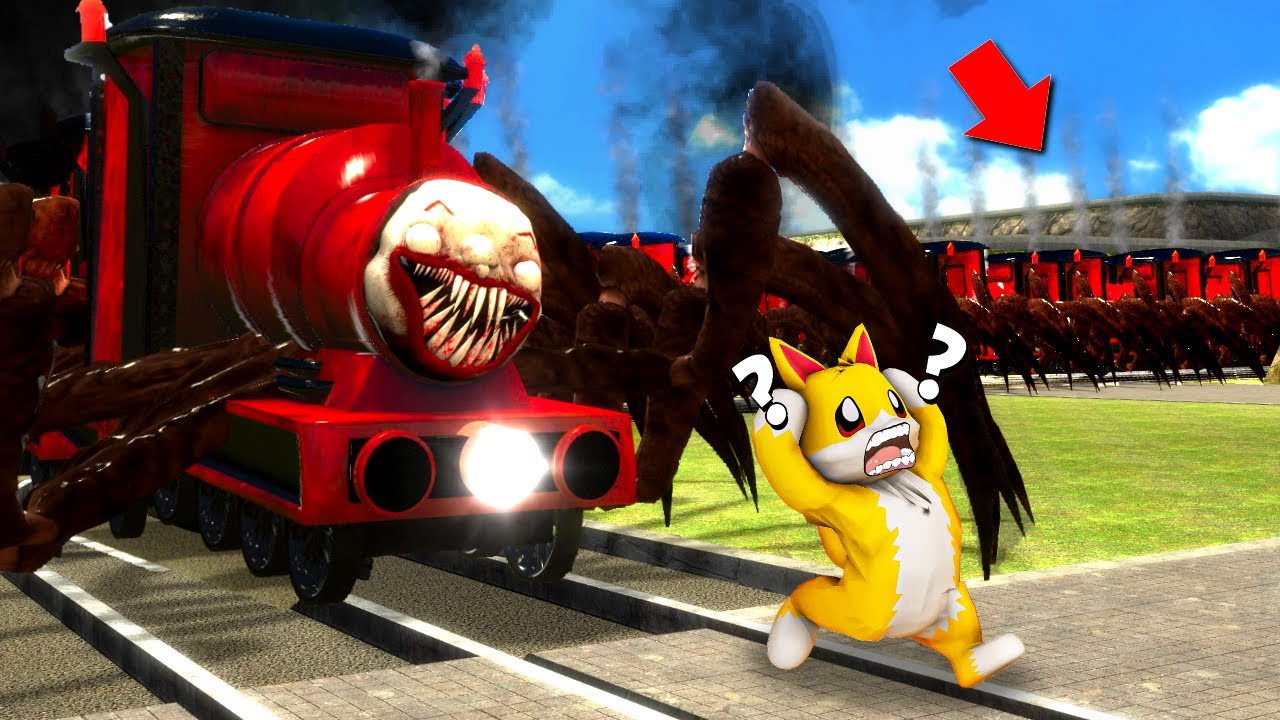 Making CHOO CHOO CHARLES 1000 feet long... (Garry's Mod Sandbox) - YouTube