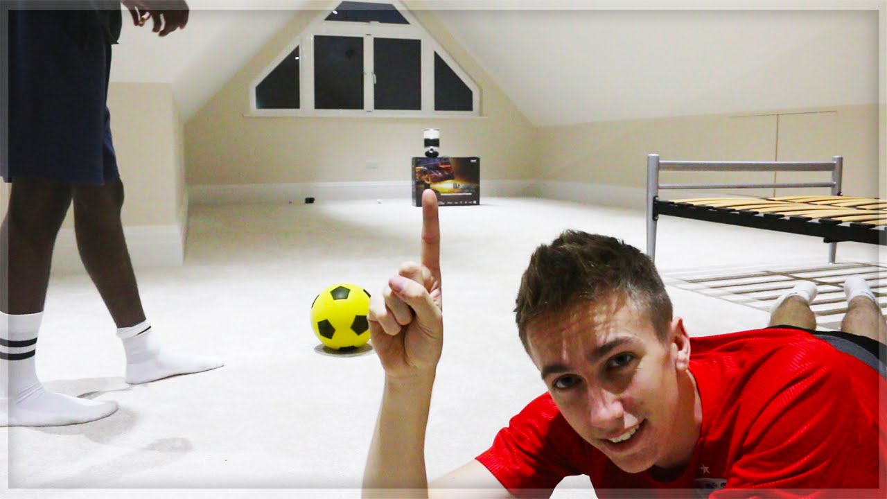 HOMEMADE FOOTBALL CHALLENGE!! - YouTube