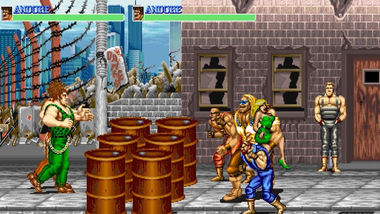 Double Andore Final Fight All Boss Fullplaythrough - YouTube