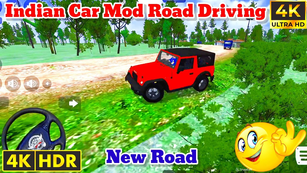 off road 4×4 driving simulator gameplay | indian car mod for bussid ...