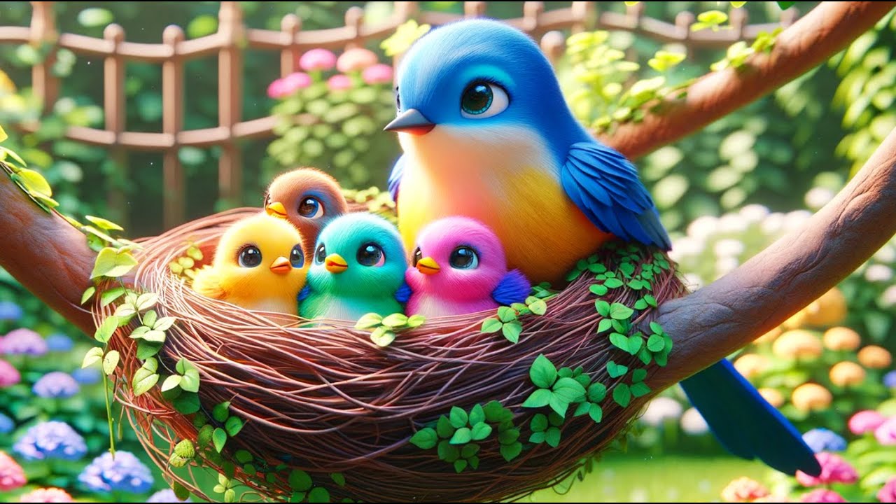 Con Chim Non - Hoạt Hình Chim Non Và Mẹ - Ca Nhạc Hoạt Hình Thiếu Nhi ...