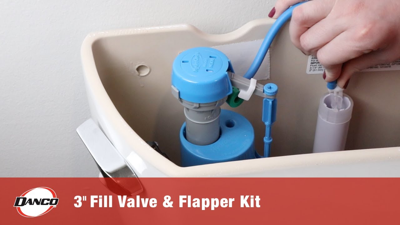 Universal Water-Saving Toilet Repair Kit for 3-inch Flush Valve Toilets ...