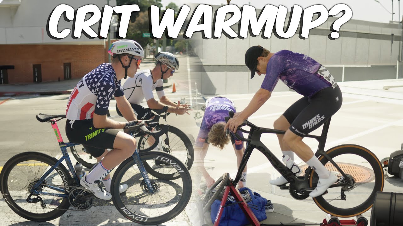 How do the Pros Warm Up for a Criterium? - YouTube