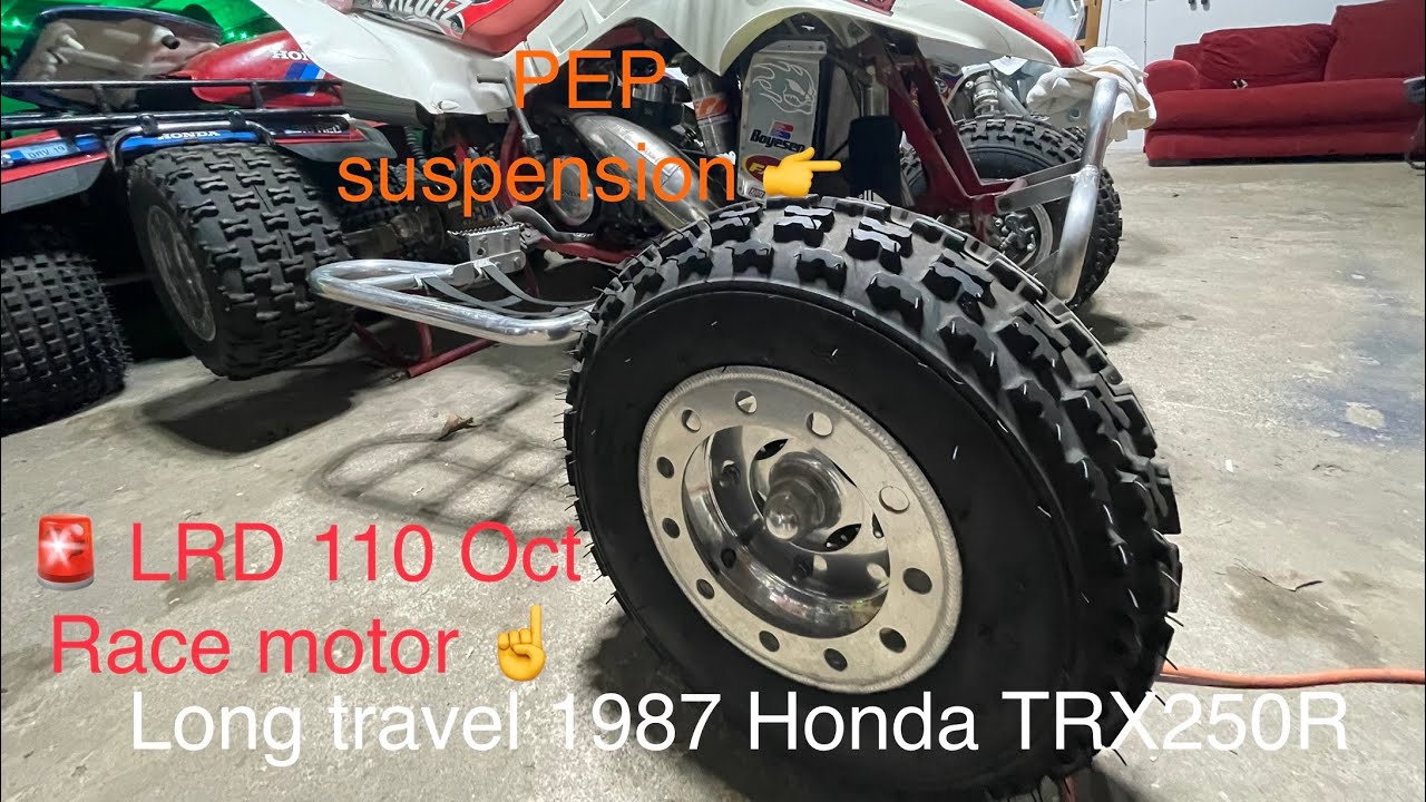 My winter Honda ‘87 TRX250R project for 22/23 pep suspension LRD 270cc ...