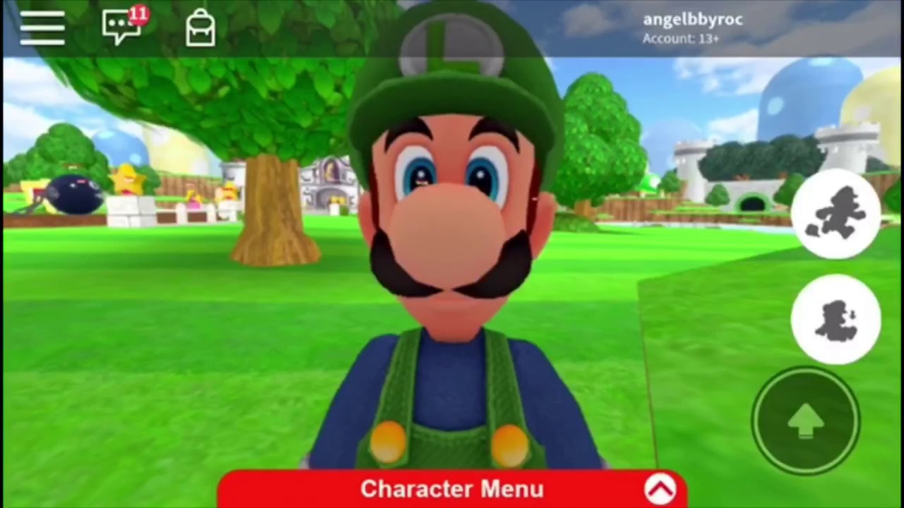 Playing Roblox Mario Games - YouTube