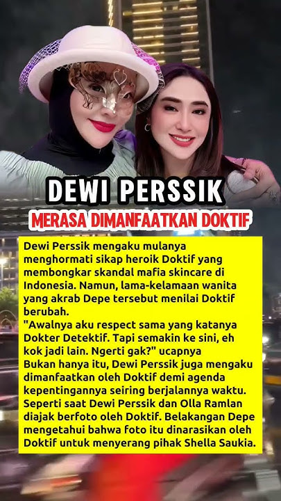 Dewi Perssik kecewa pada Doktif #shortsviral #trending #dewipersik - YouTube