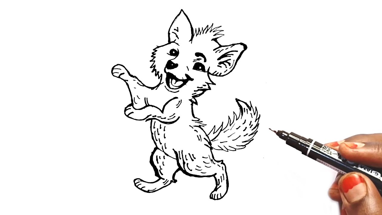 How to Draw a Super Cute Fox in Easy Steps - YouTube