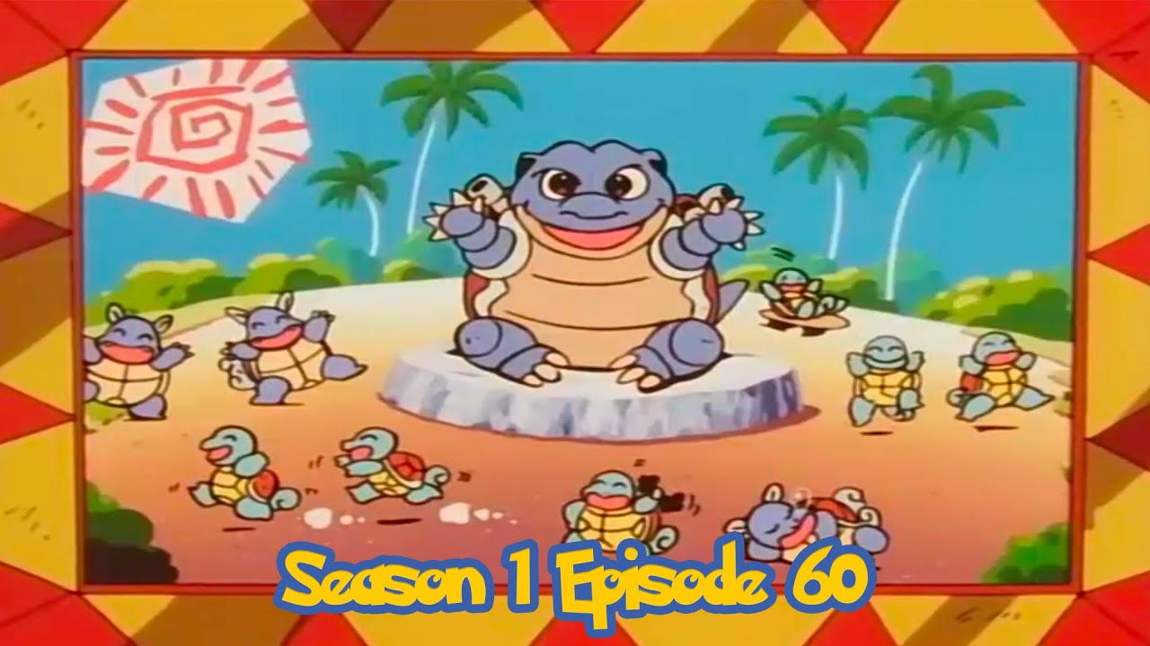Pokemon Season 1 Episode 60 : Beach Blank-Out Blastoise | Explained in ...
