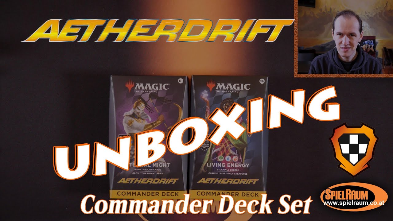 Aetherdrift - Commander Deck Set Unboxing [DE] - YouTube