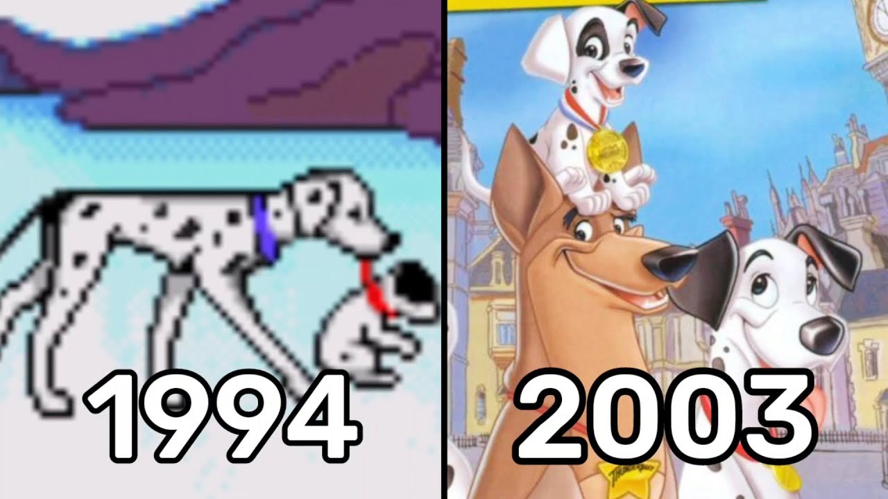 Evolution Of 101 Dalmatians Games 1994-2003 - YouTube