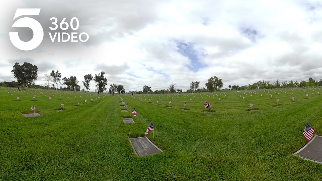 Watch Over 200,000 Flags Placed at Riverside National Cemetery in 360 ...