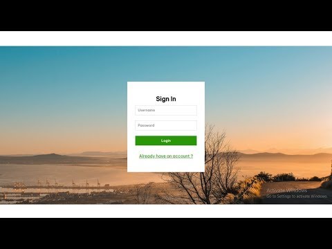 Simple Login Form | HTML & CSS | Swapnil Codes - YouTube