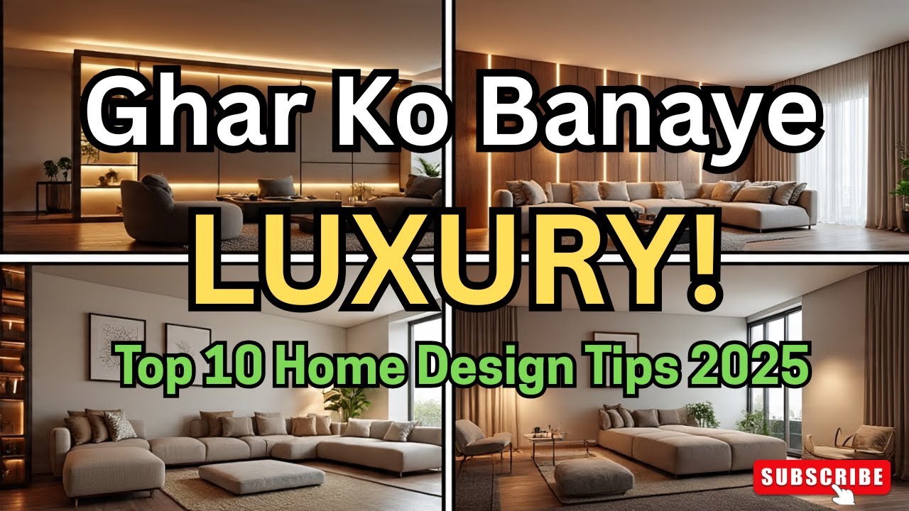 2025 mein Ghar Ko Luxury Look Kaise Dein? Top 10 Design Tips! # ...