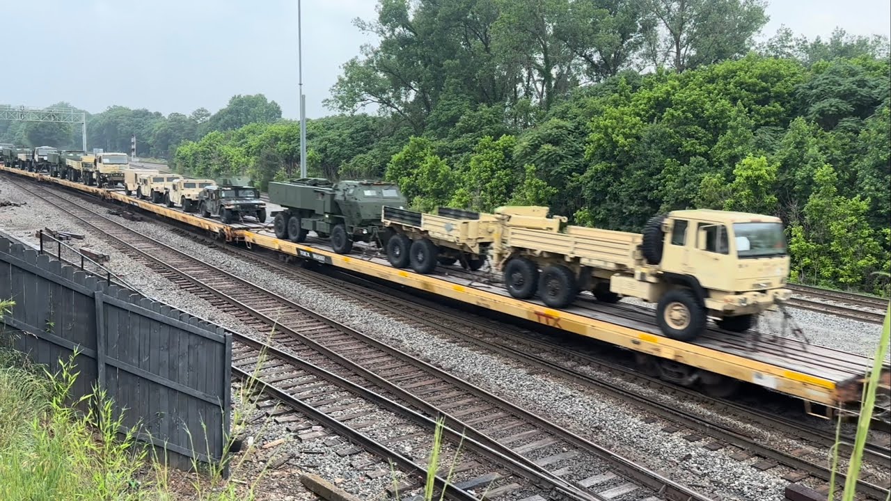 Operation Life Saver, a High and Wide, Amtrak 19 and a Military Train ...
