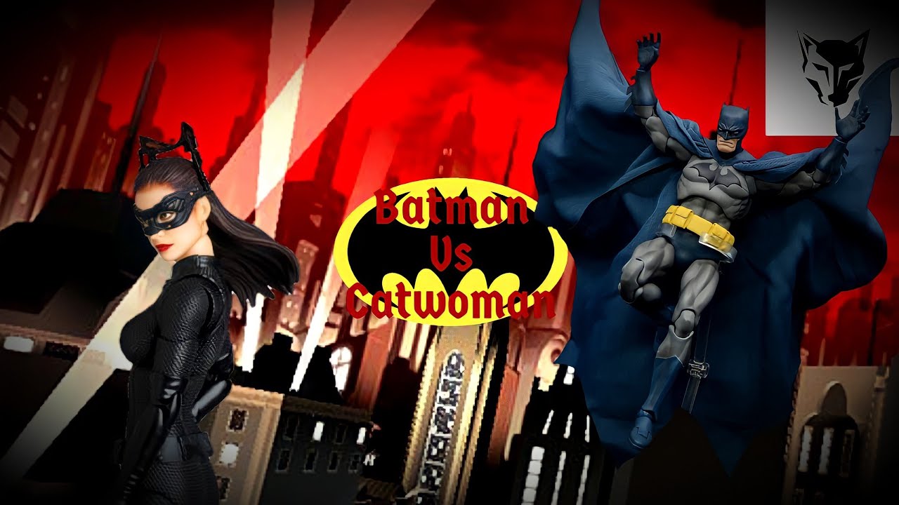 Batman vs Catwoman (Stop motion) - YouTube