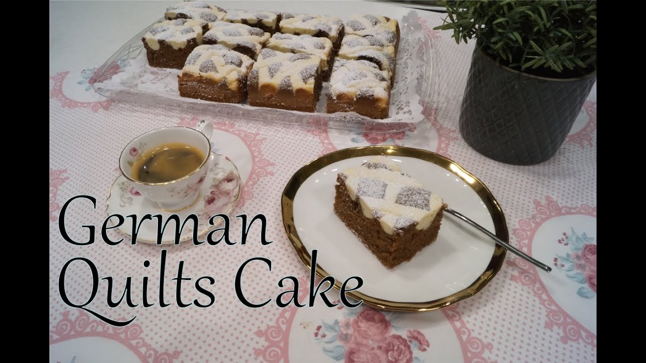 German Quilts Coffee Cake | Chefika's Kitchen - YouTube