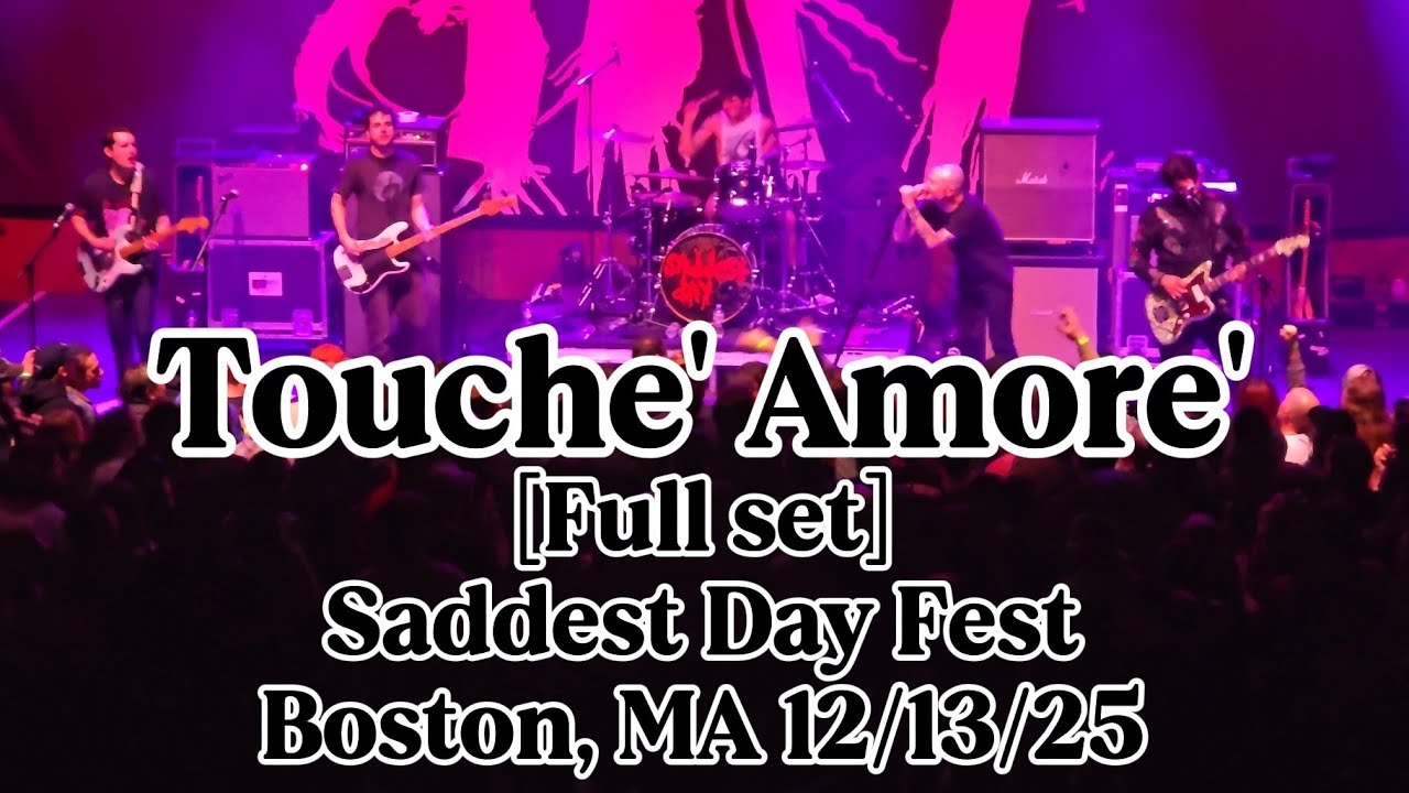 Touche' Amore’ [Full set] - Saddest Day Fest - Roadrunner - Boston 12 ...