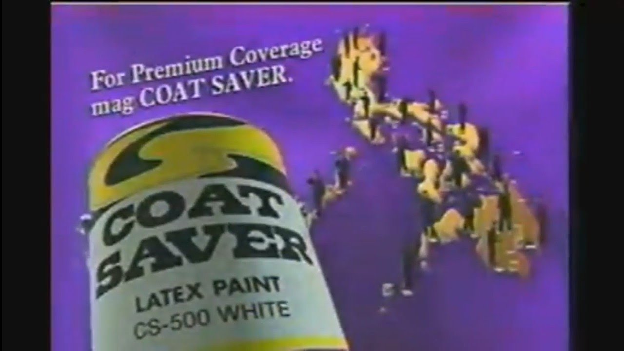 Coat Savers Latex Paints TVC 30s 1997 - YouTube