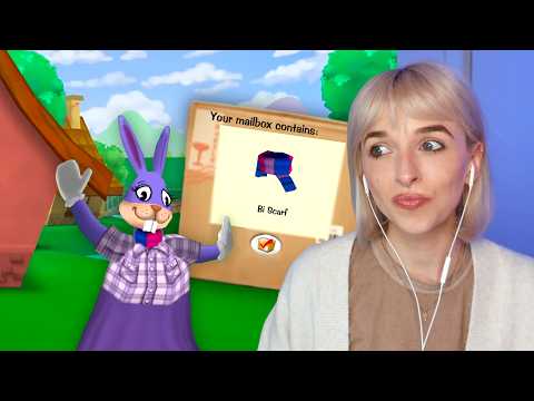 i finally got my bi scarf in toontown