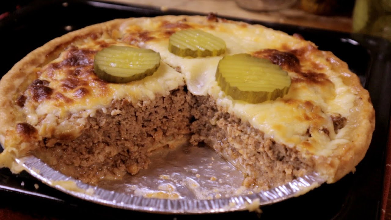 Homestyle Cheeseburger Pie Recipe with Crispy Side Fries | Comfort Food ...