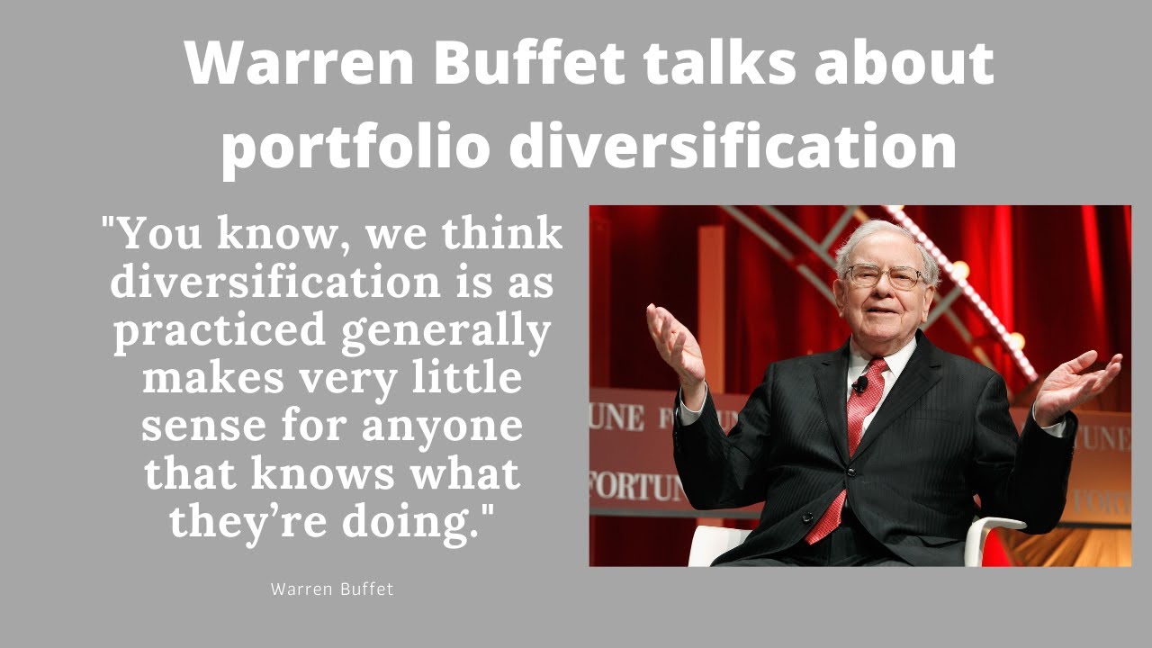 Warren Buffet - On Diversification - YouTube
