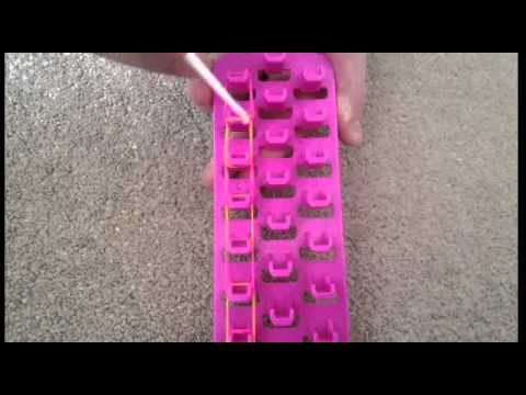 Easy Single Loop Loom Bracelet - YouTube