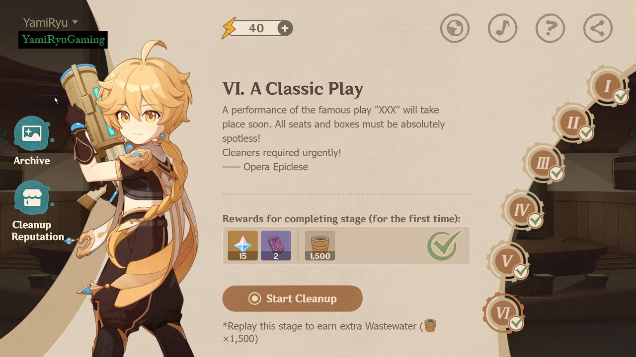 Lean, Mean, Cleaning Machine! | Stage 6 | Web Event | HoYoLAB | Genshin ...