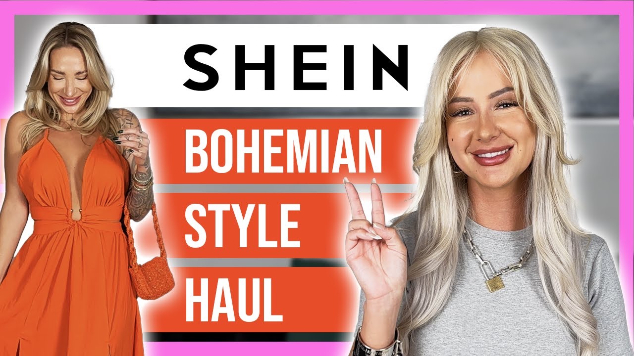 SHEIN BOHO CHIC HAUL| try on haul | styling my friend... Im OBSESSED ...