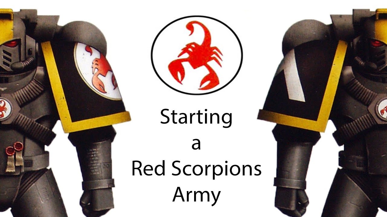 Starting a Red Scorpions 40k Army for 8th edition - YouTube