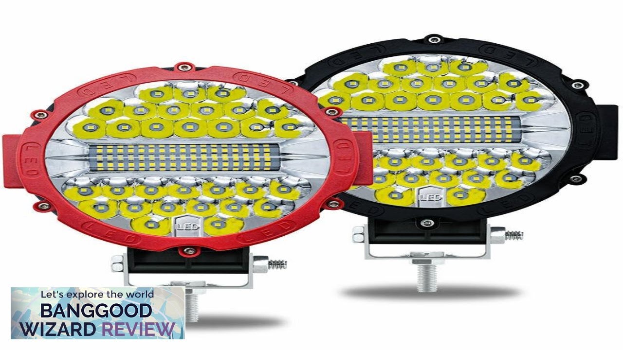 7-inch 51W Pair of Auxiliary Lights Wide Vision LED Work Light Review ...