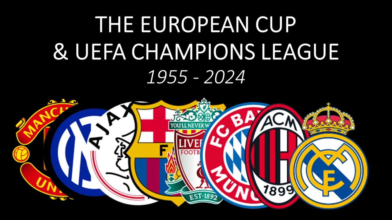 The History of the European Cup & UEFA Champions League Winners; pw85 ...