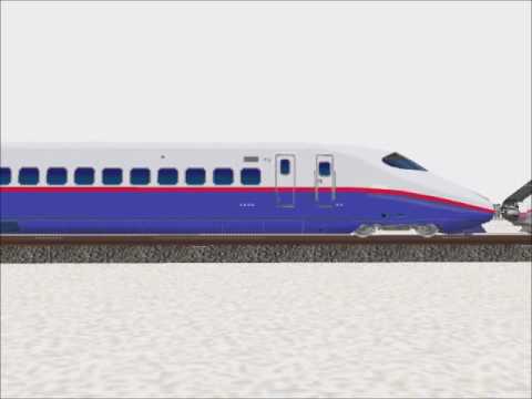 新VRM3★shinkansen E2系+E3系増結16両編成カタログ動画NO16 - YouTube