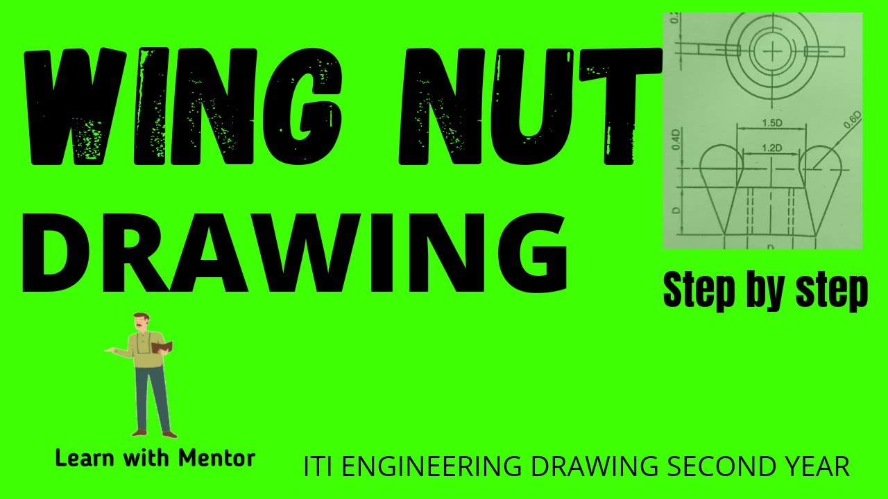 WING NUT DRAWING - YouTube