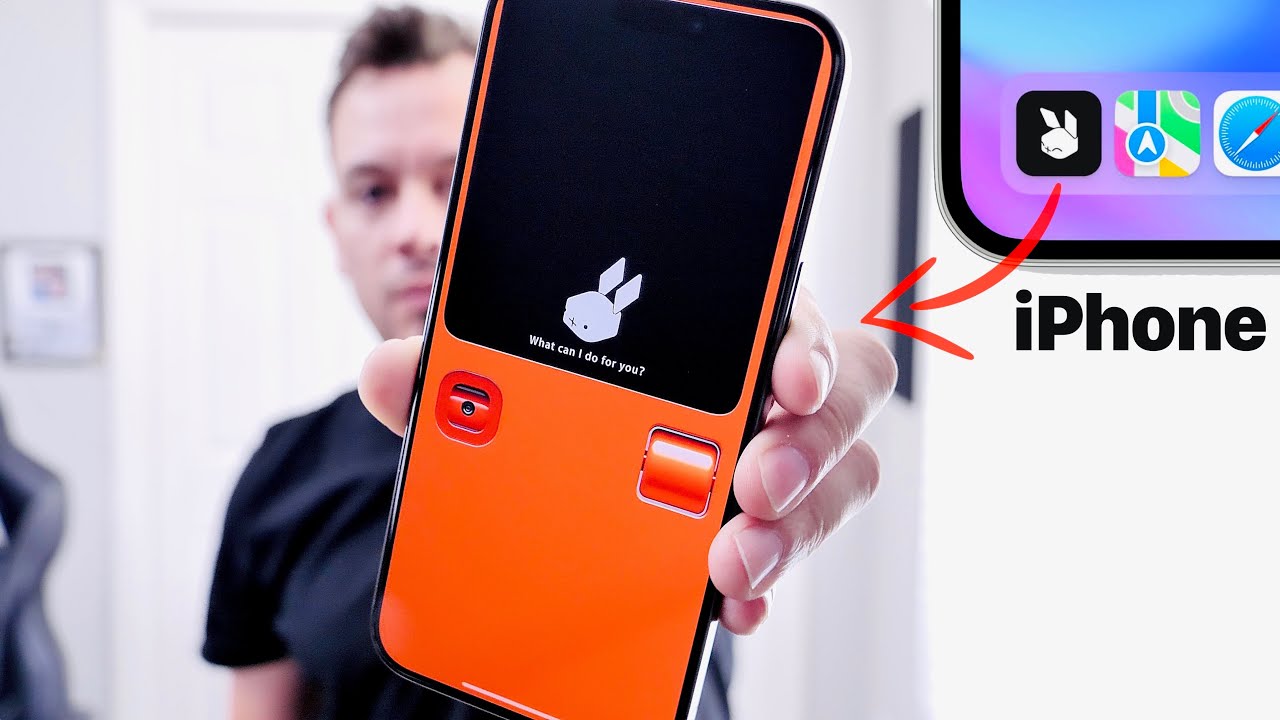 Rabbit R1 app on iPhone - YouTube