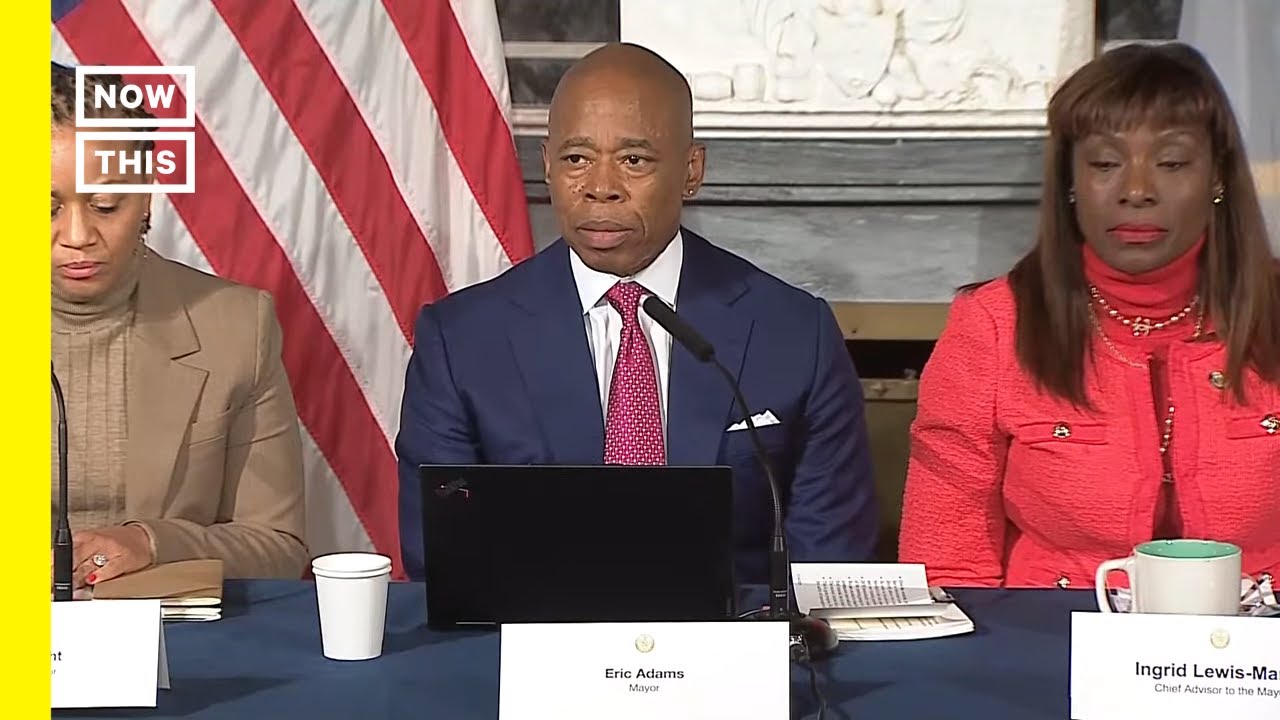NY Mayor Eric Adams Holds News Conference - YouTube