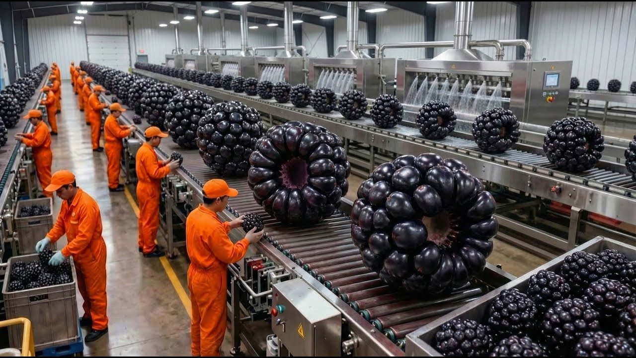 Inside a Modern Blackberry Plant: From Raw Berries to Berry Concentrate ...